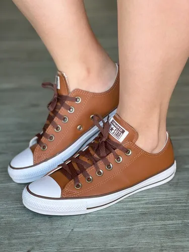 Tênis Chuck Taylor All Star Courino Caramelo Converse - Tênis Chuck ...